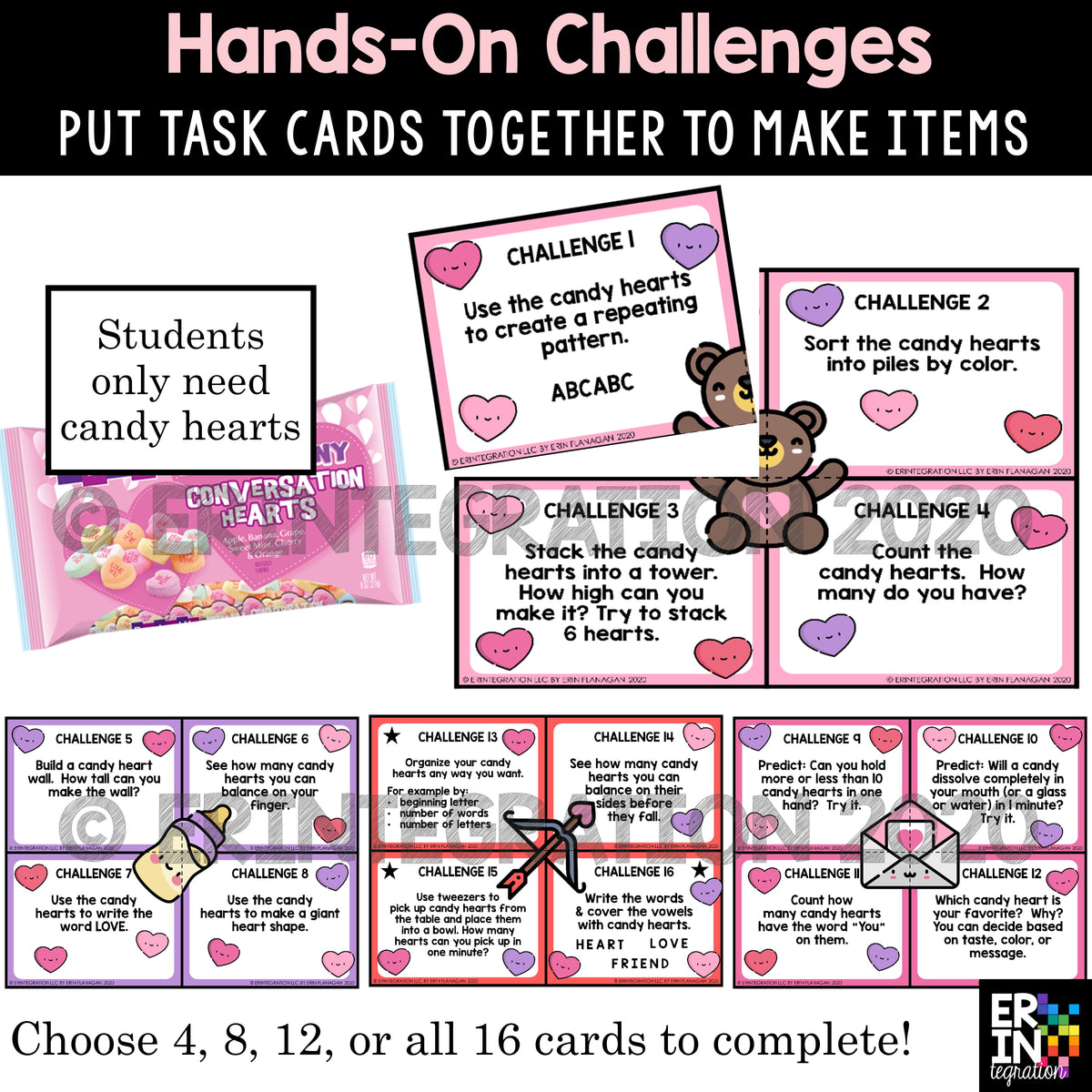 Valentine's Day Escape Room Using Candy Hearts | Digital and Printable ...